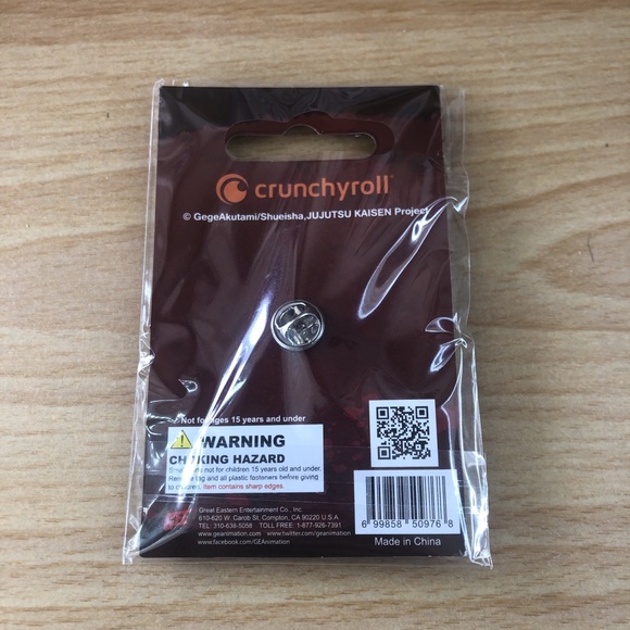 Hot Topic | Other | Jujutsu Kaisen Satoru Gojo Enamel Pin | Poshmark